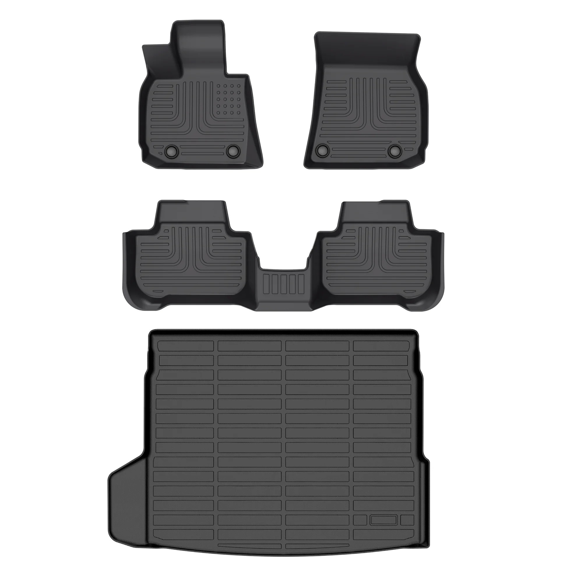 Fit for 2025 BMW X3 All Weather Floor Mats Full Set 3D Molded Floor ...